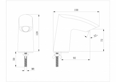 Surface Mounted Sensor Taps - NotJustTaps.co.uk